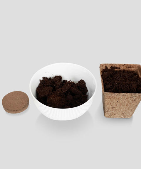 Soil Discs - Coir-based dehydrated and expanding soil discs – Urban Leaf